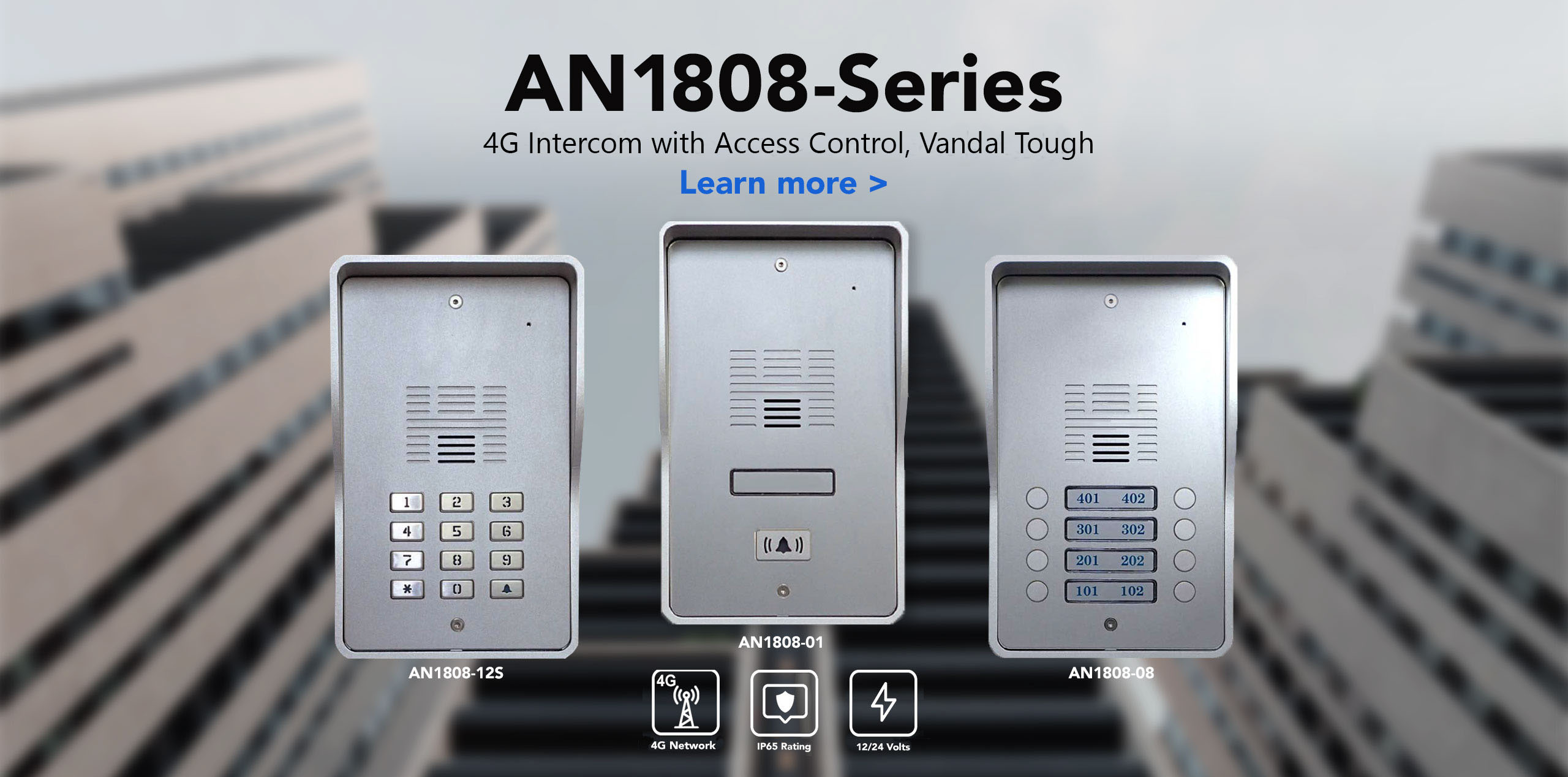 AN1808-08-4G LTE Door Intercom