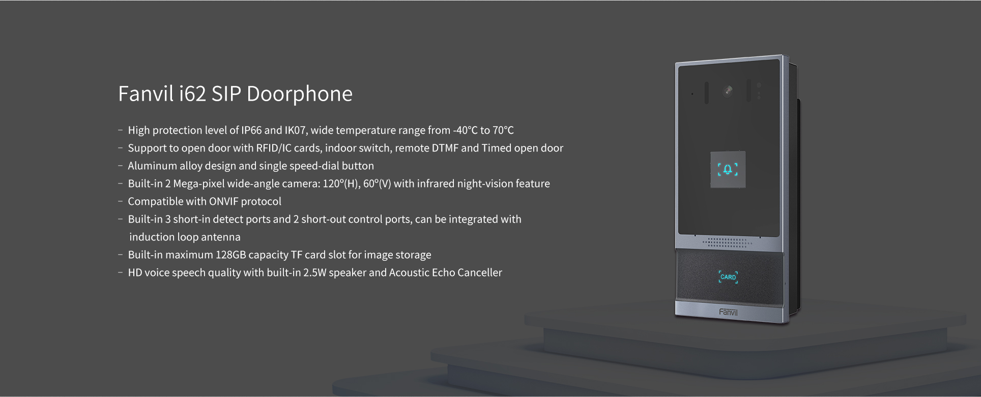 i62-FANVIL SIP Video Door Intercom