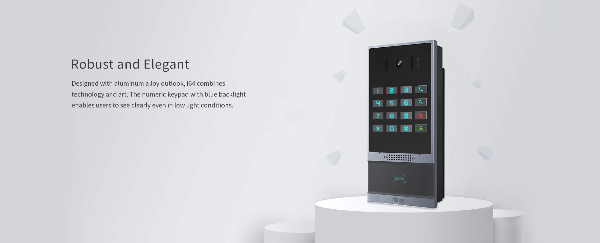 i64-FANVIL SIP Video Intercom - Keypad + RFID