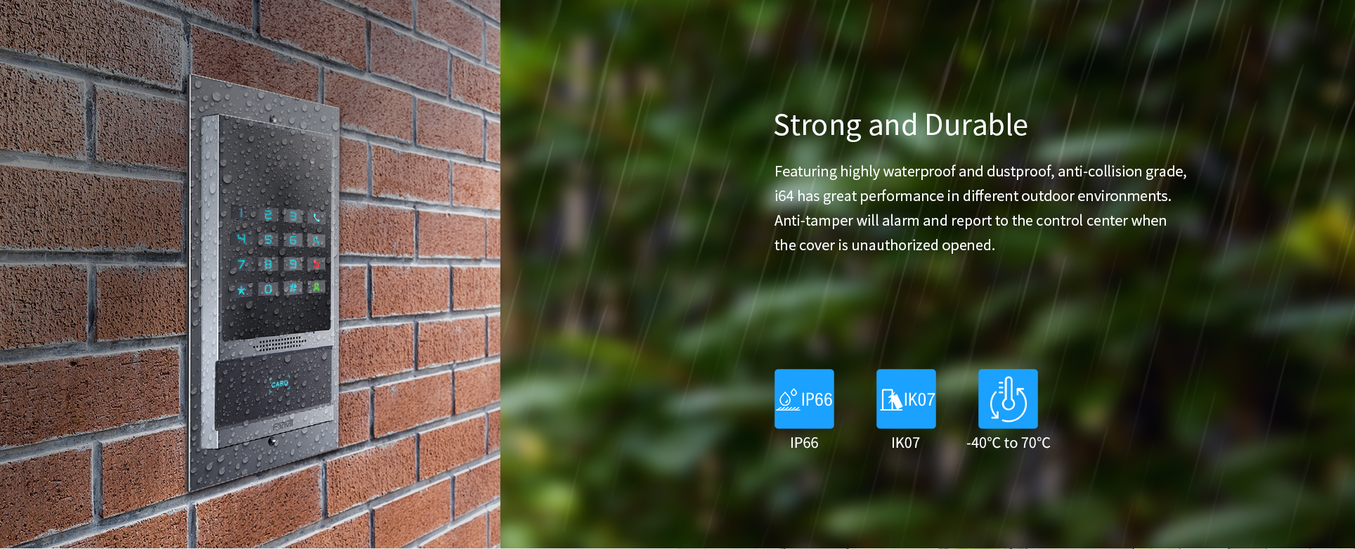 i64-FANVIL SIP Video Intercom - Keypad + RFID